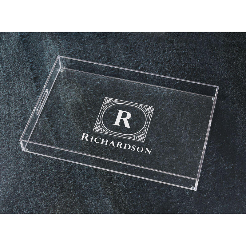 The Personalized Deluxe Acrylic Tray The Personalized Deluxe Acrylic Tray