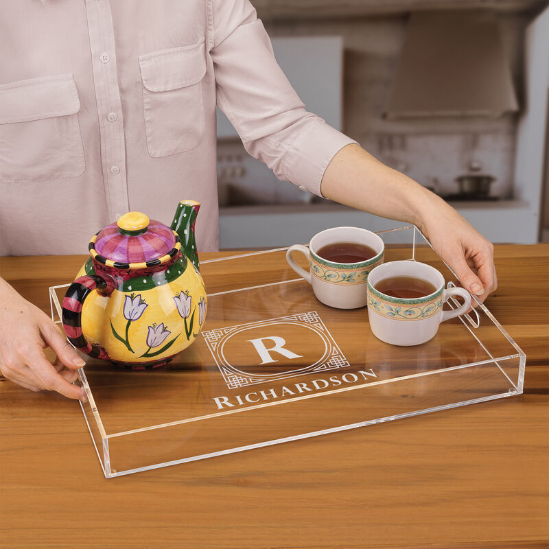 The Personalized Deluxe Acrylic Tray The Personalized Deluxe Acrylic Tray